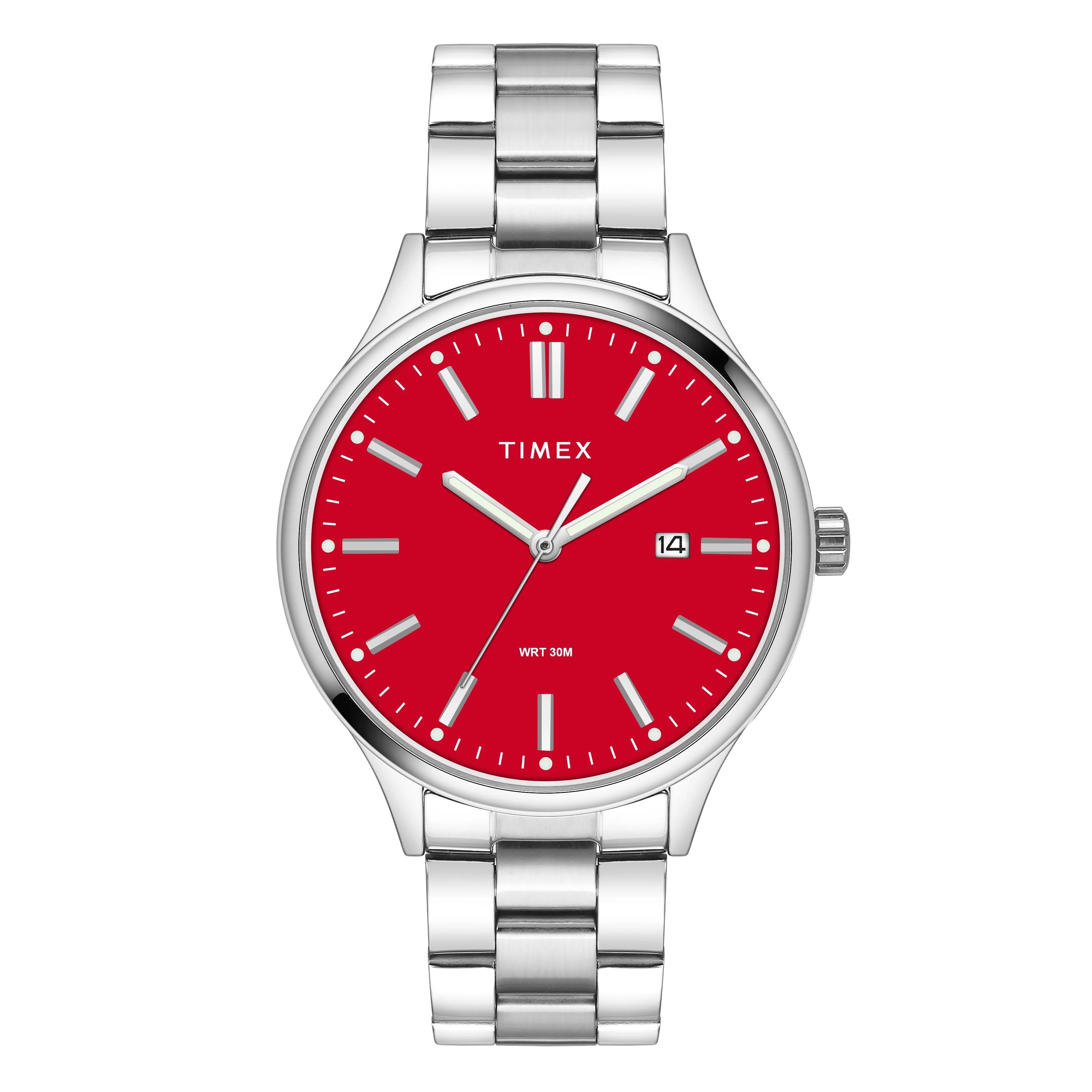 Timex Men Red Round Dial Analog Watch - TWEG18431 – The Watch Factory