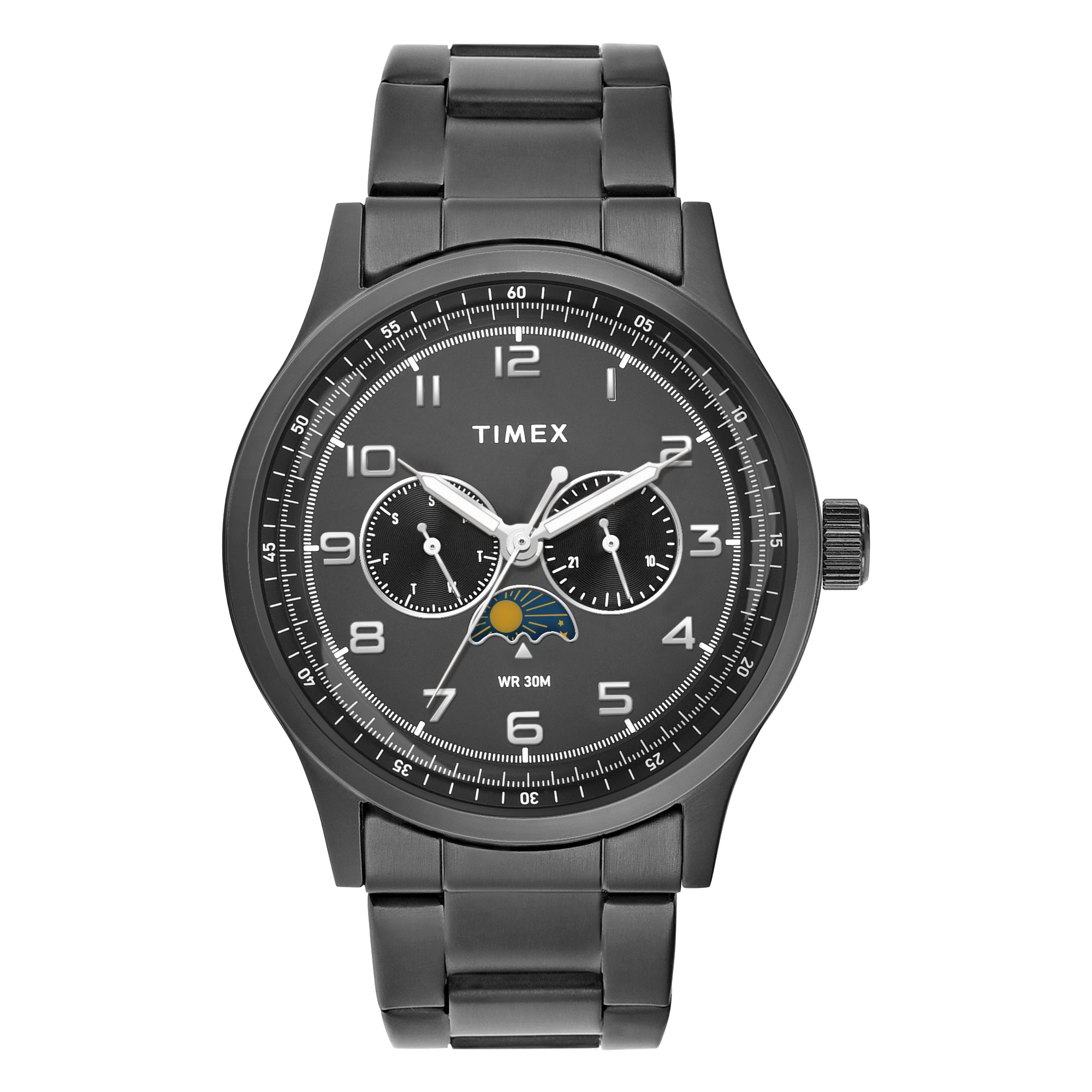 TIMEX Men Grey Round Dial Analog Watch - TWEG19610 – The Watch Factory