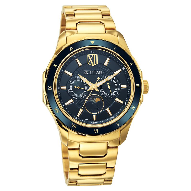 Titan Regalia Premium Green Dial Quartz Multifunction Stainless Steel ...