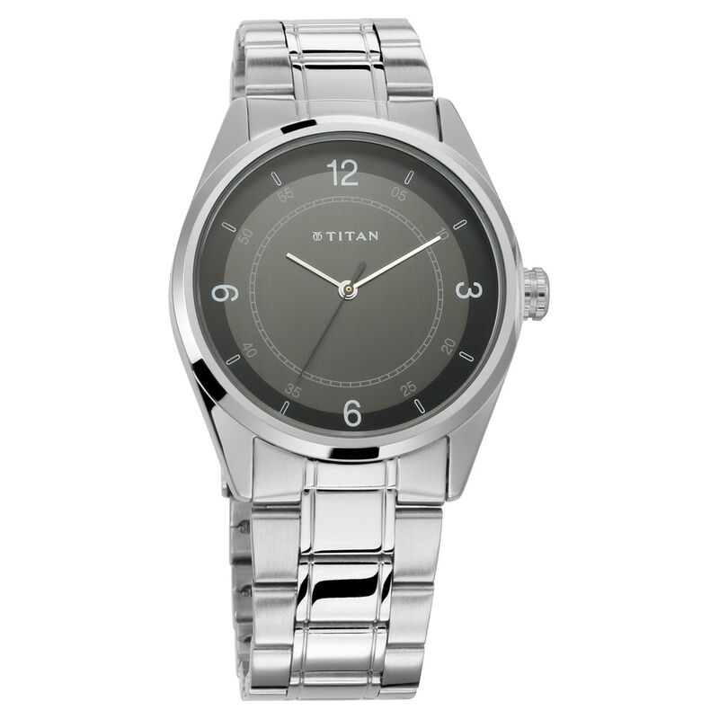 Titan Men's Eleganza Lumina Blue: Luminous Dial Watch with Sophisticat ...