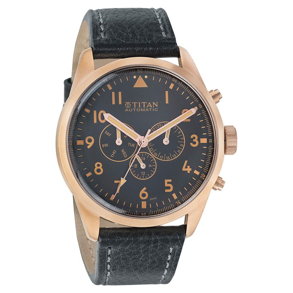 Titan Automatic Black Dial Watch for Men-90003WL01J – The Watch Factory