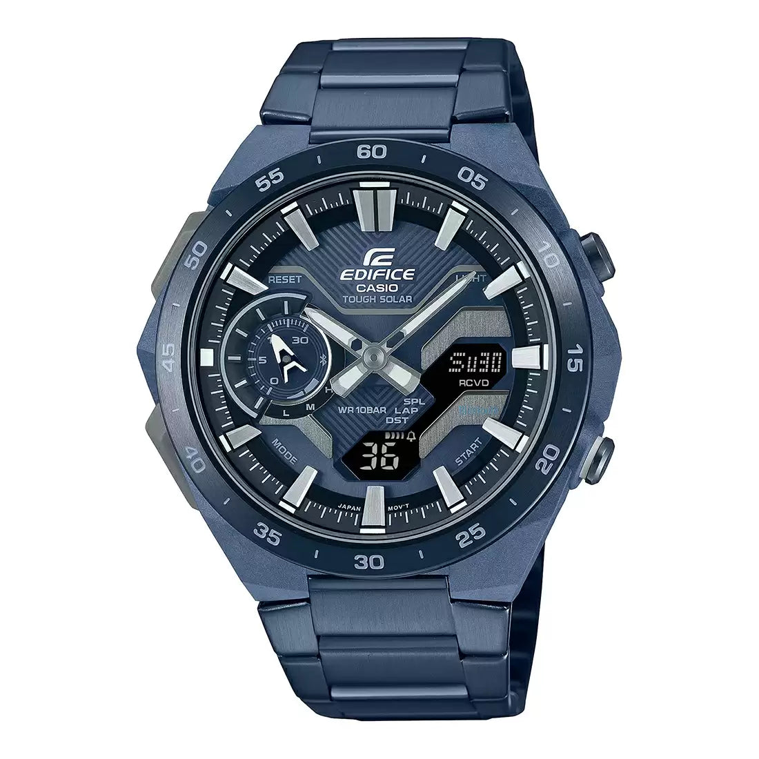 Casio Edifice Ecb-2200CB-2ADF Analog-Digital Men's Watch with Chronogr ...