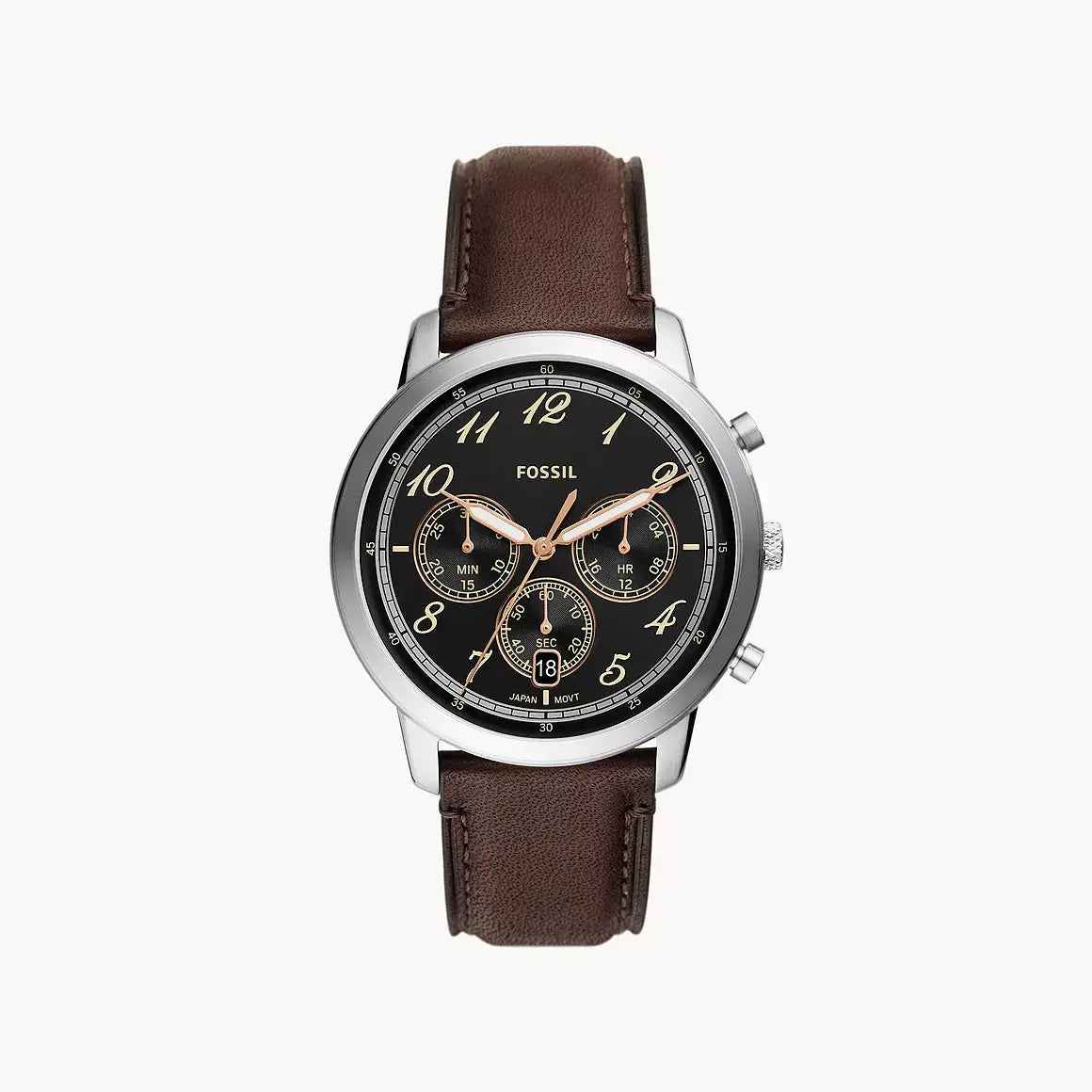 Fossil Neutra Chronograph Brown Leather Watch – The Watch Factory