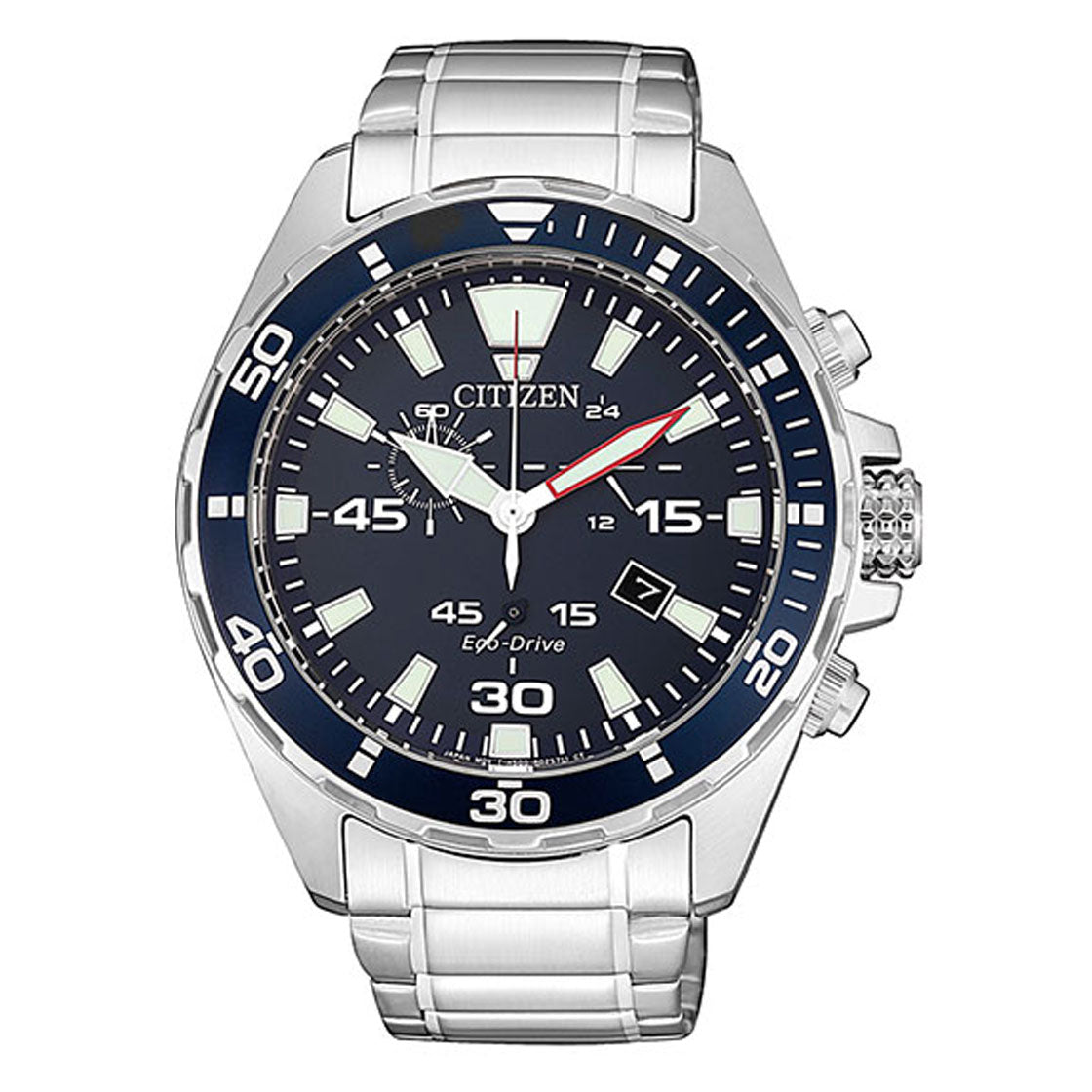 CITIZEN ECO-DRIVE GENTS WATCH BLUE DIAL - AT2431-87L – The Watch Factory