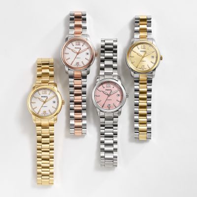 Fossil Fossil Heritage Automatic Two-Tone Stainless Steel Watch – The ...