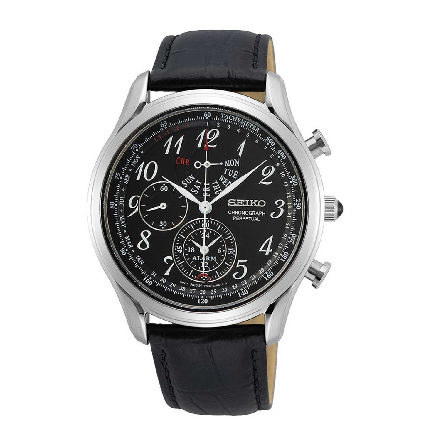 SEIKO SPC255P1 Dress Chronograph Watch For Men – The Watch Factory