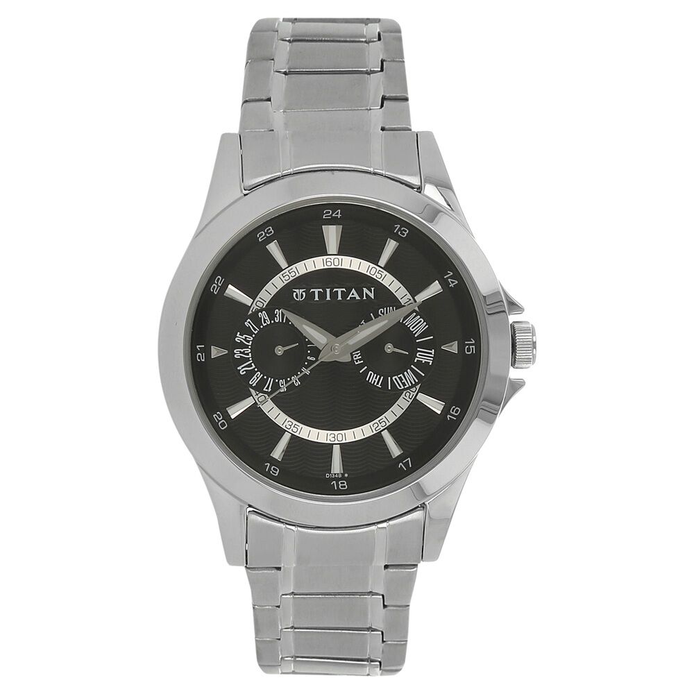 Titan Quartz Analog Black Dial Watch for Men-NJ9323SM02B – The Watch ...