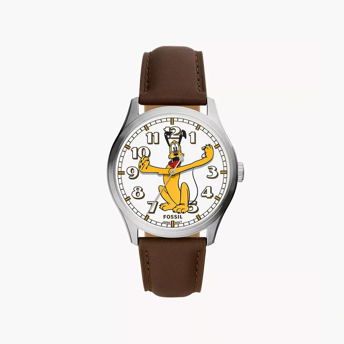 Fossil Disney Fossil Special Edition Three-Hand Brown Leather Watch ...