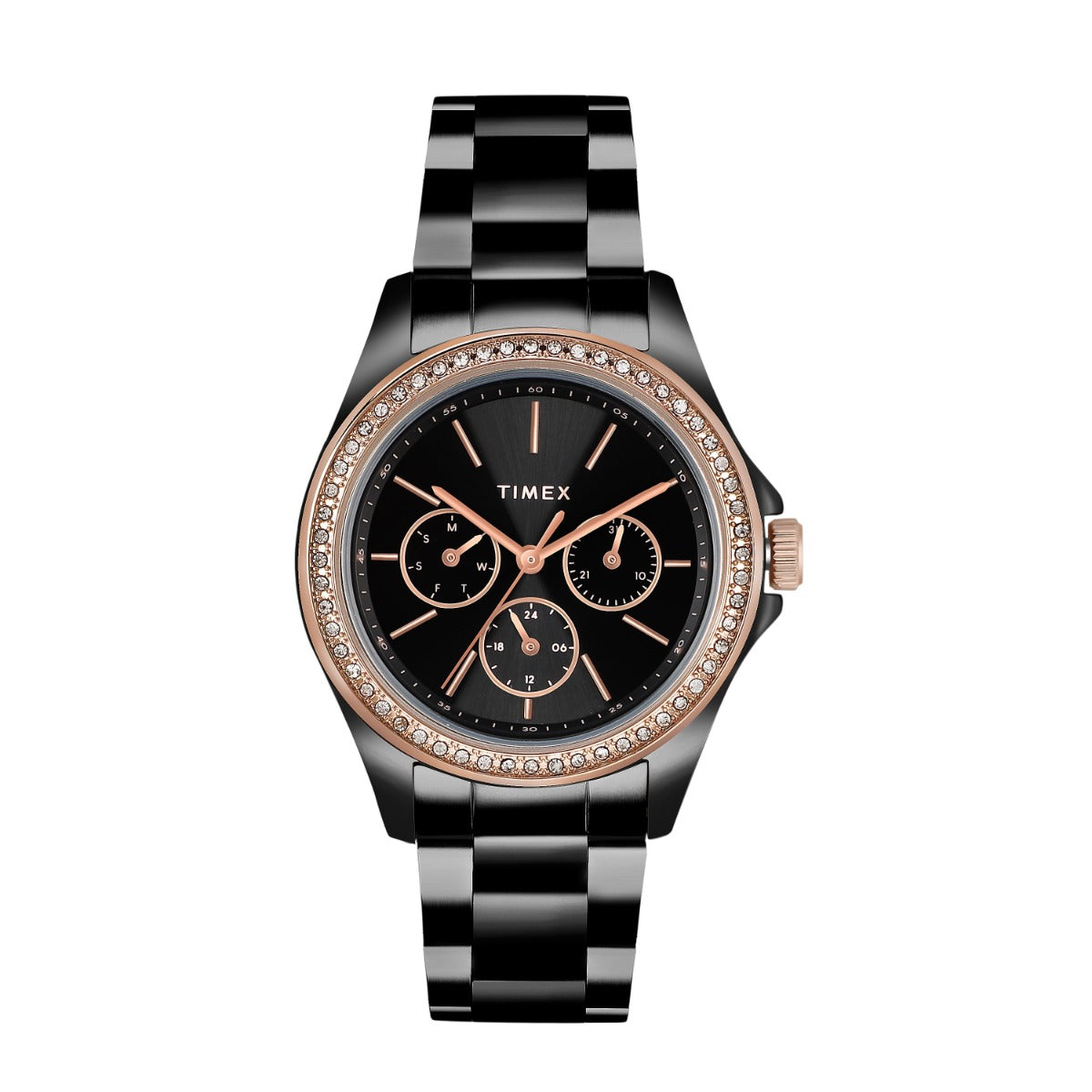 Timex Multifunction Analog Black Dial Women Watch - TW000Z404 – The ...