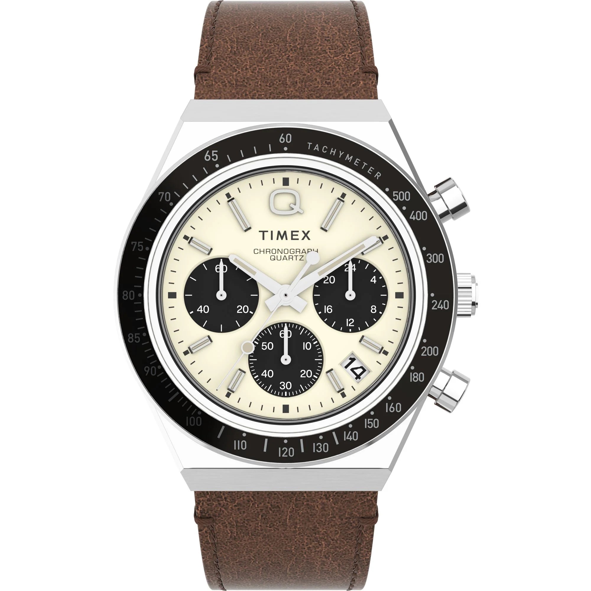 TIMEX Q Timex Men Cream Round Dial Analog Watch - TW2V42800U9 – The ...