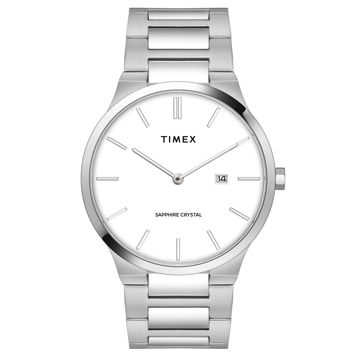 Timex Men Analog White Round Stainless Steel Dial Watch- TWEG23600 ...