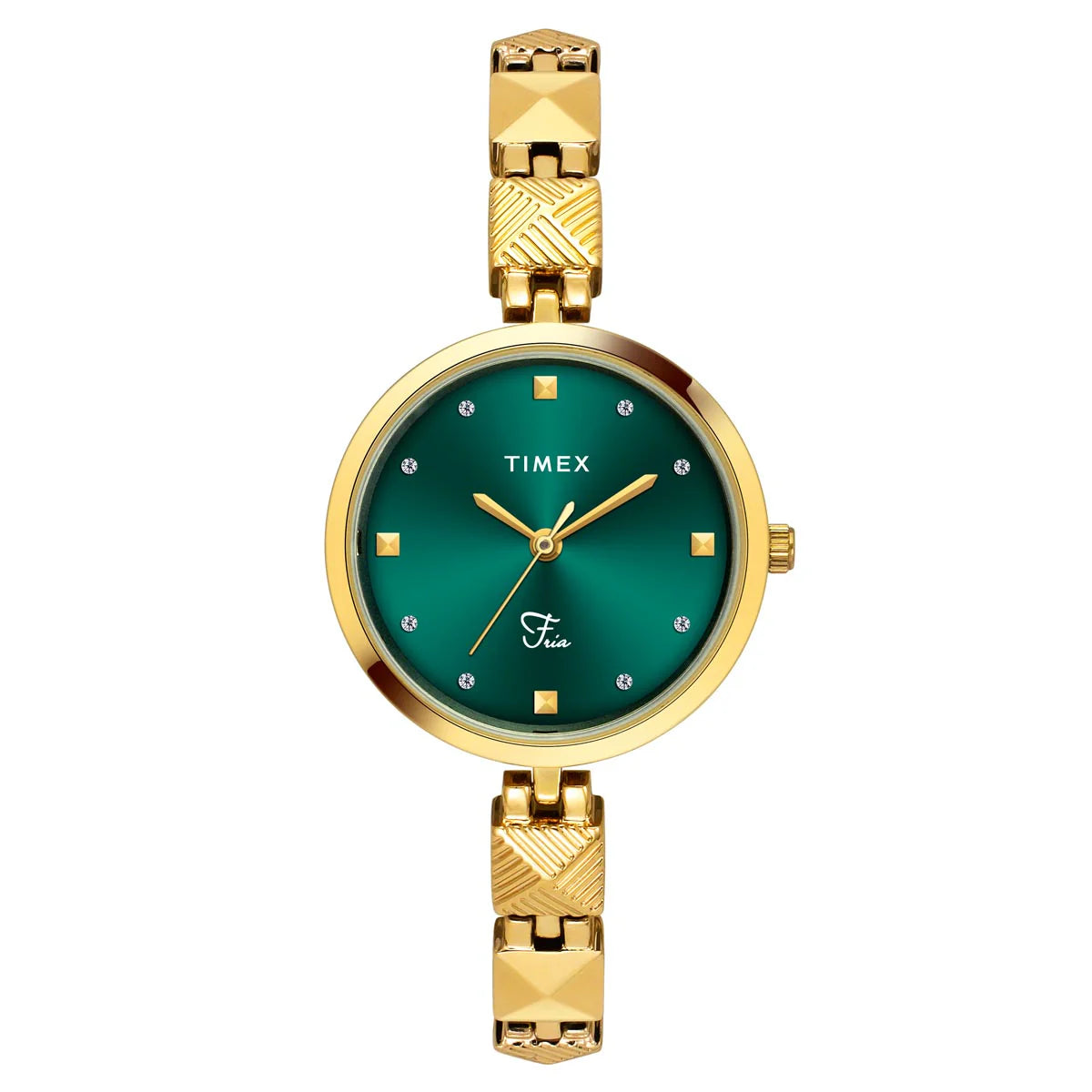 TIMEX Fria Women Teal Round Dial Analog Watch - TWEL18308 – The Watch ...