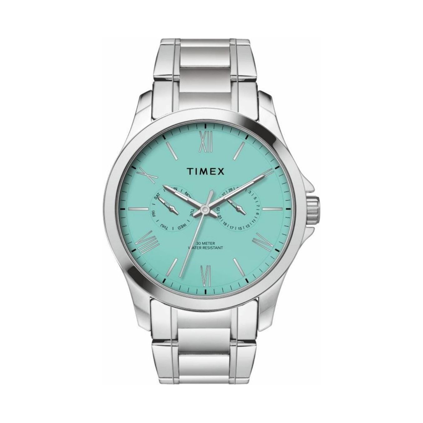 Timex Roman with Appliques Tiffany Blue dial Men's Watch TW000X141 ...