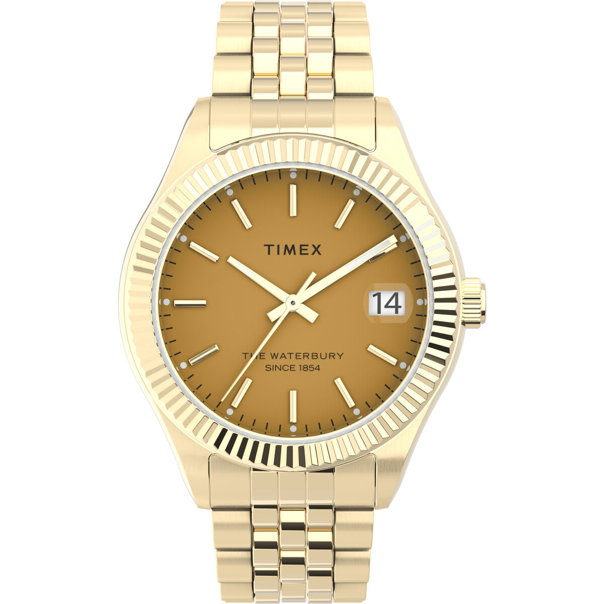 Timex Trend Waterbury 3 Hands Women's Analog Orange Dial Quartz Watch ...