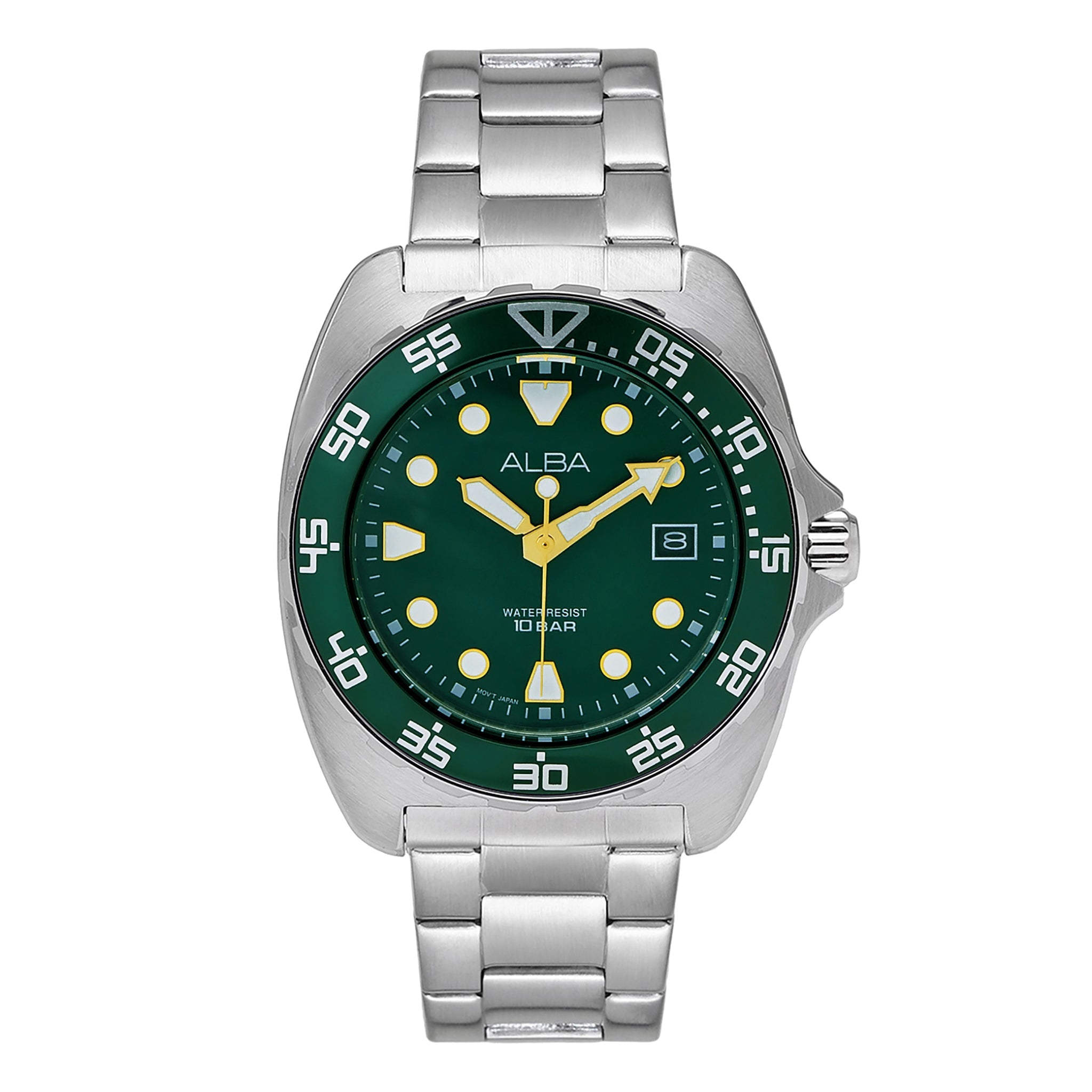 Alba AS9M87X1 Forest Green Luminous Watch – The Watch Factory