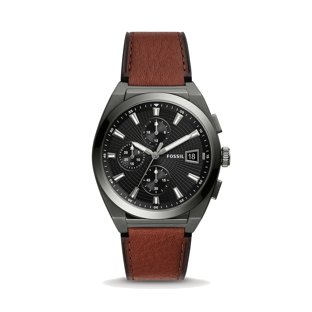 Fossil FS5799 Everett Chronograph Stainless Steel Watch for Men – The ...