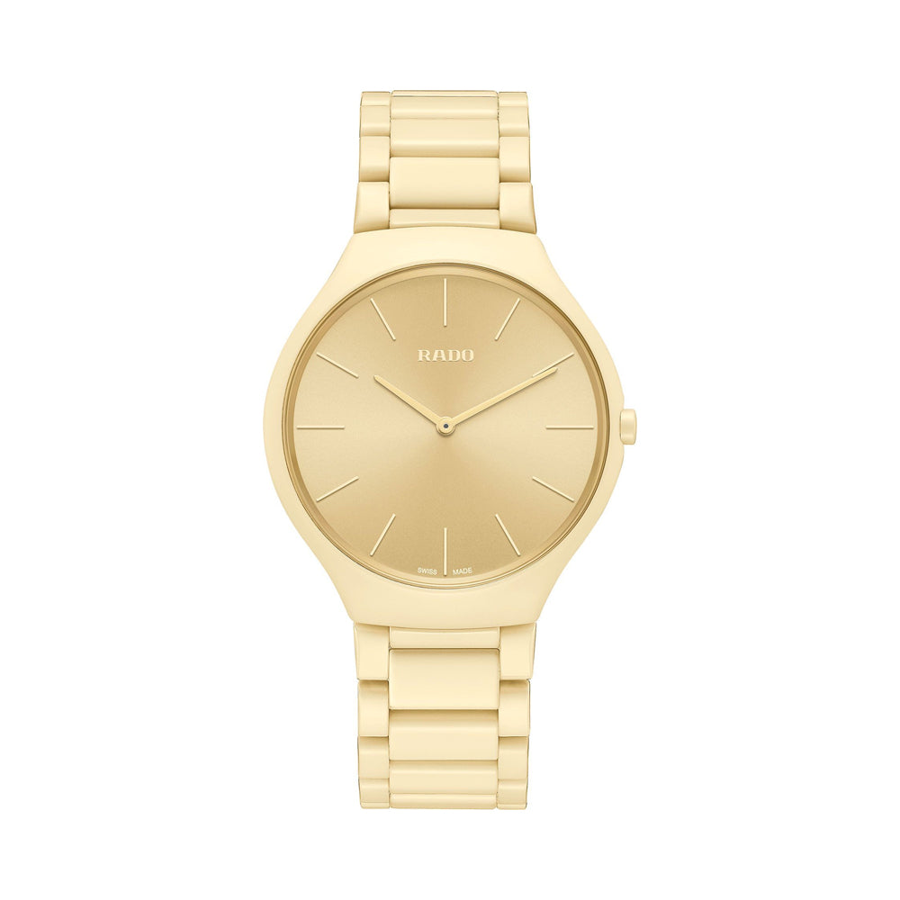 Rado True Thinline Les CouleursÂ™ Le Corbusier Cream white 32001 R2709 ...